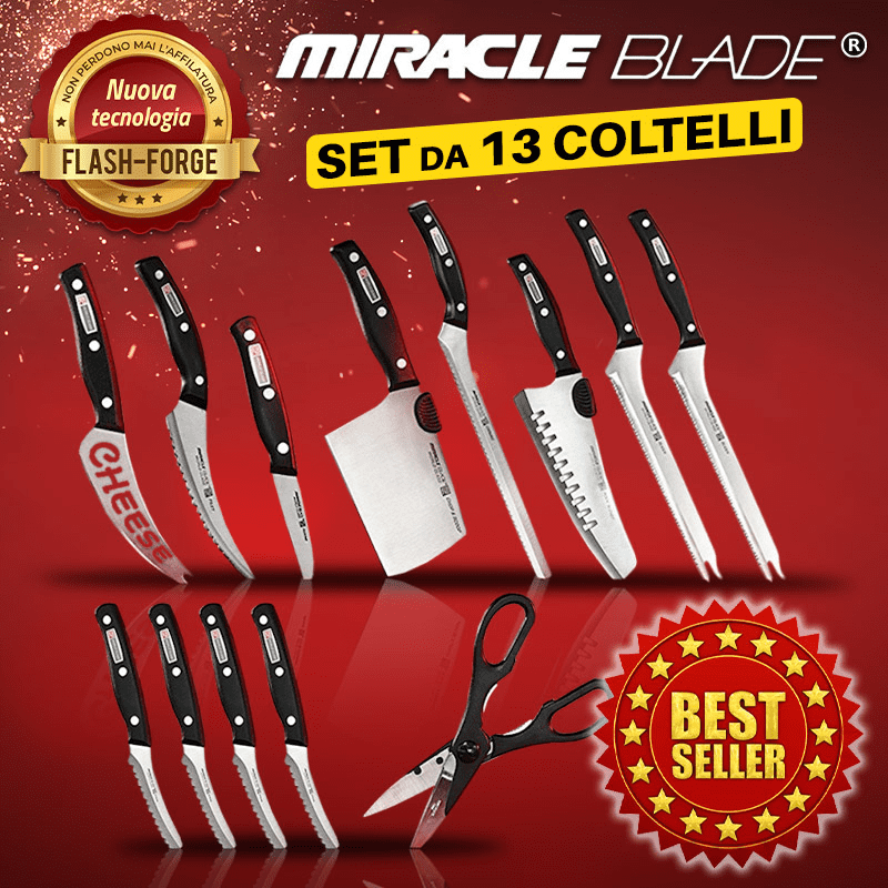 Miracle Blade | Il set di coltelli più famosi al mondo